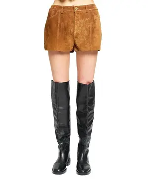 Central Park West Odessa Genuine Suede Short