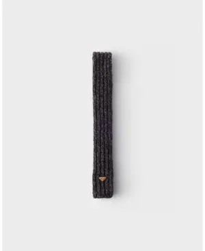 Prada Wool And Mouline Cashmere Scarf