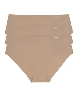 Dkny Seamless Litewear Cut Anywhere Hipster 3pk - Glow