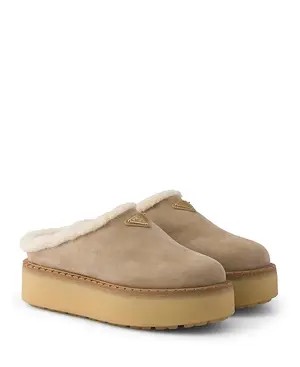 Prada Suede Slippers