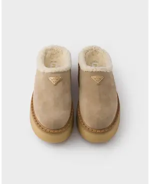 Prada Suede Slippers