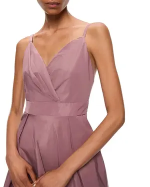 Pinko Cherokee High Slit Sleeveless Gown - Dusky Mauve