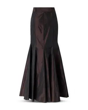 Pinko Pick-up Gonna Taffeta Skirt