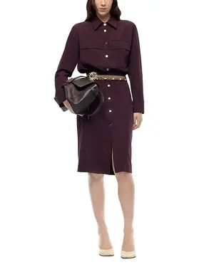 Pinko Arum Long Sleeve Shirtdress