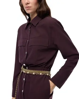 Pinko Arum Long Sleeve Shirtdress