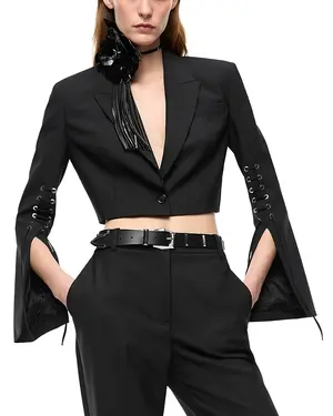 Pinko Corvette Spencer Cropped Blazer