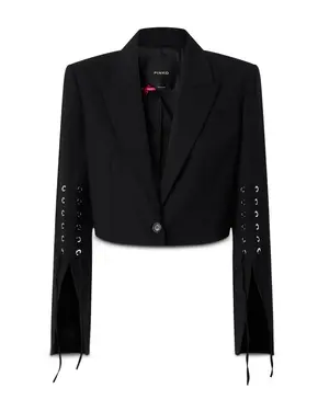 Pinko Corvette Spencer Cropped Blazer