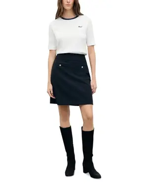 Gerard Darel Thea Button Detail Skirt