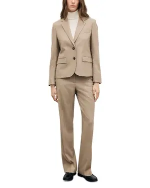 Gerard Darel Jyli Notch Lapel Straight Fit Blazer