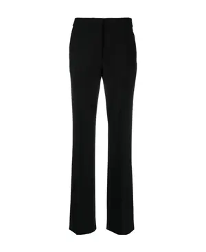 Moschino Crepe Mid-rise Flared Trousers