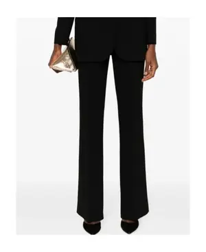 Moschino Crepe Mid-rise Flared Trousers