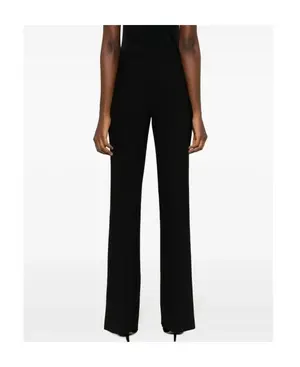 Moschino Crepe Mid-rise Flared Trousers