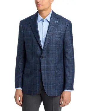 Hart Schaffner Marx New York Fit Plaid Wool Sport Coat