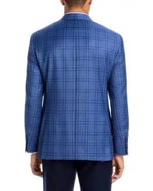 Hart Schaffner Marx New York Fit Graph Plaid Wool Sport Coat