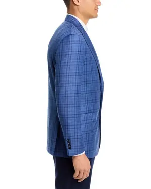 Hart Schaffner Marx New York Fit Graph Plaid Wool Sport Coat