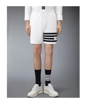 Thom Browne 4-bar Loopback Shorts