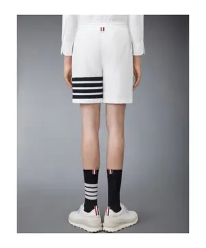 Thom Browne 4-bar Loopback Shorts
