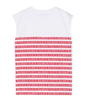 Balmain Logo-print Sleeveless T-shirt