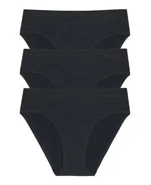 Dkny Seamless Litewear Hi-cut Panty 3pk - Black
