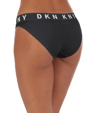 Dkny Cozy Boyfriend Bikini Underwear - Black