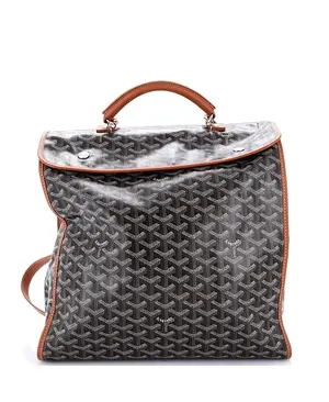 Goyard Saint Leger Briefcase Backpack Coated Canvas