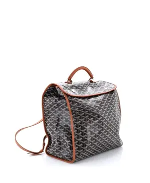 Goyard Saint Leger Briefcase Backpack Coated Canvas