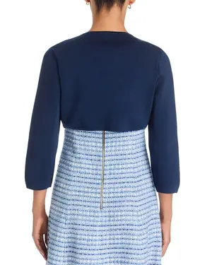 Carolina Herrera Cropped Bolero Sweater