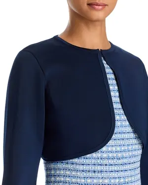 Carolina Herrera Cropped Bolero Sweater