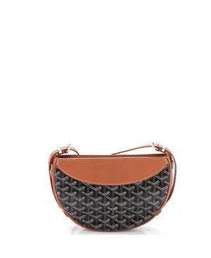 Goyard Hirondelle Shoulder Bag Coated Canvas And Leather