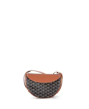 Goyard Hirondelle Shoulder Bag Coated Canvas And Leather