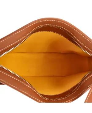 Goyard Hirondelle Shoulder Bag Coated Canvas And Leather