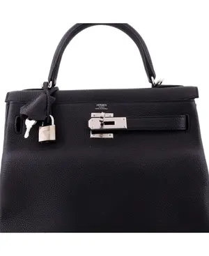 Hermès Kelly 28 Leather Handbag