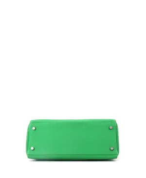 Hermès Kelly 28 Leather Palladium Satchel