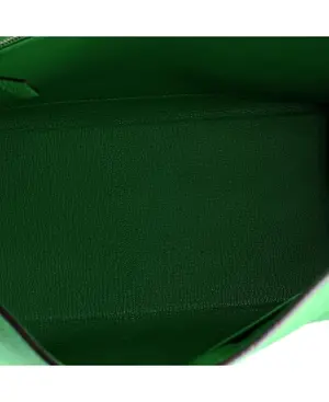 Hermès Kelly 28 Leather Palladium Satchel