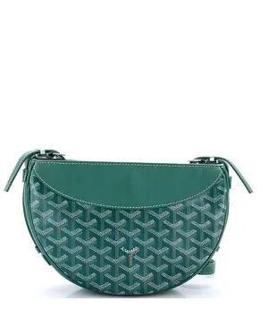 Goyard Hirondelle Shoulder Bag Coated Canvas And Leather