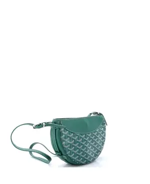 Goyard Hirondelle Shoulder Bag Coated Canvas And Leather