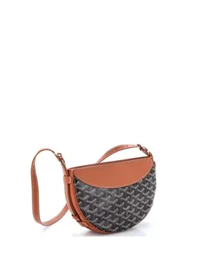 Goyard Hirondelle Shoulder Bag Coated Canvas And Leather