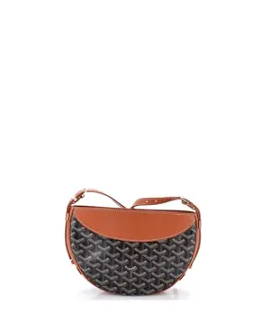 Goyard Hirondelle Shoulder Bag Coated Canvas And Leather