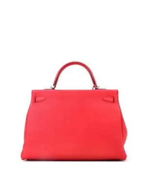 Hermès Kelly 35 Togo Leather Palladium Hardware Handbag