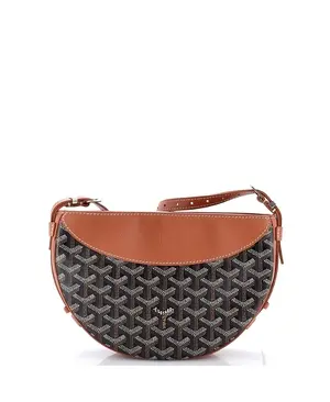 Goyard Hirondelle Shoulder Bag Coated Canvas And Leather