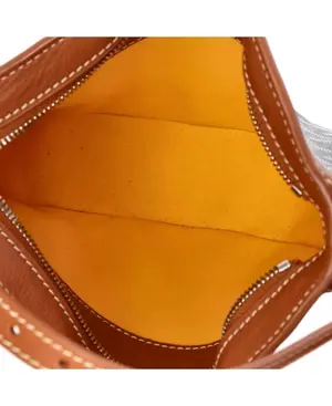 Goyard Hirondelle Shoulder Bag Coated Canvas And Leather