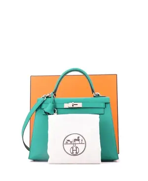 Hermès Kelly 28 Epsom Leather Satchel With Palladium Hardware