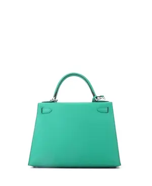 Hermès Kelly 28 Epsom Leather Satchel With Palladium Hardware