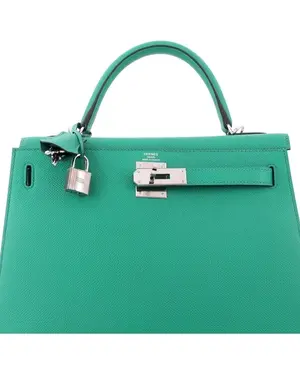 Hermès Kelly 28 Epsom Leather Satchel With Palladium Hardware