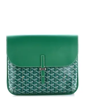 Goyard Coursier Messenger Bag Coated Canvas And Leather
