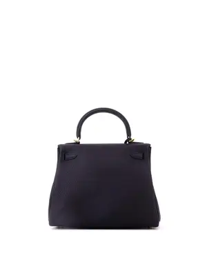 Hermès Kelly 25 Togo Leather Gold Tone Shoulder Bag