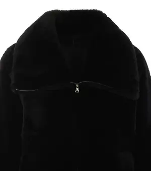BLANCHA Zip-up Fur Jacket