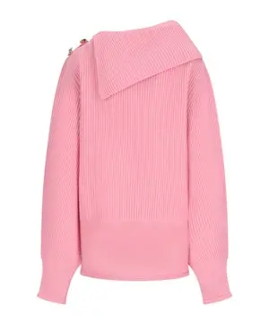 Blumarine Wool Jumper With Sailor Collar And Buttons