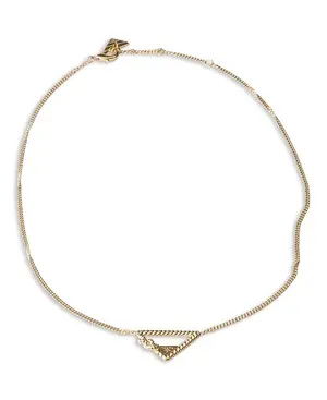 Prada Metal Necklace - Gold