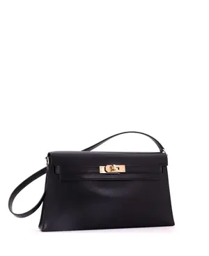 Hermès Kelly Elan Chevre Leather Shoulder Bag